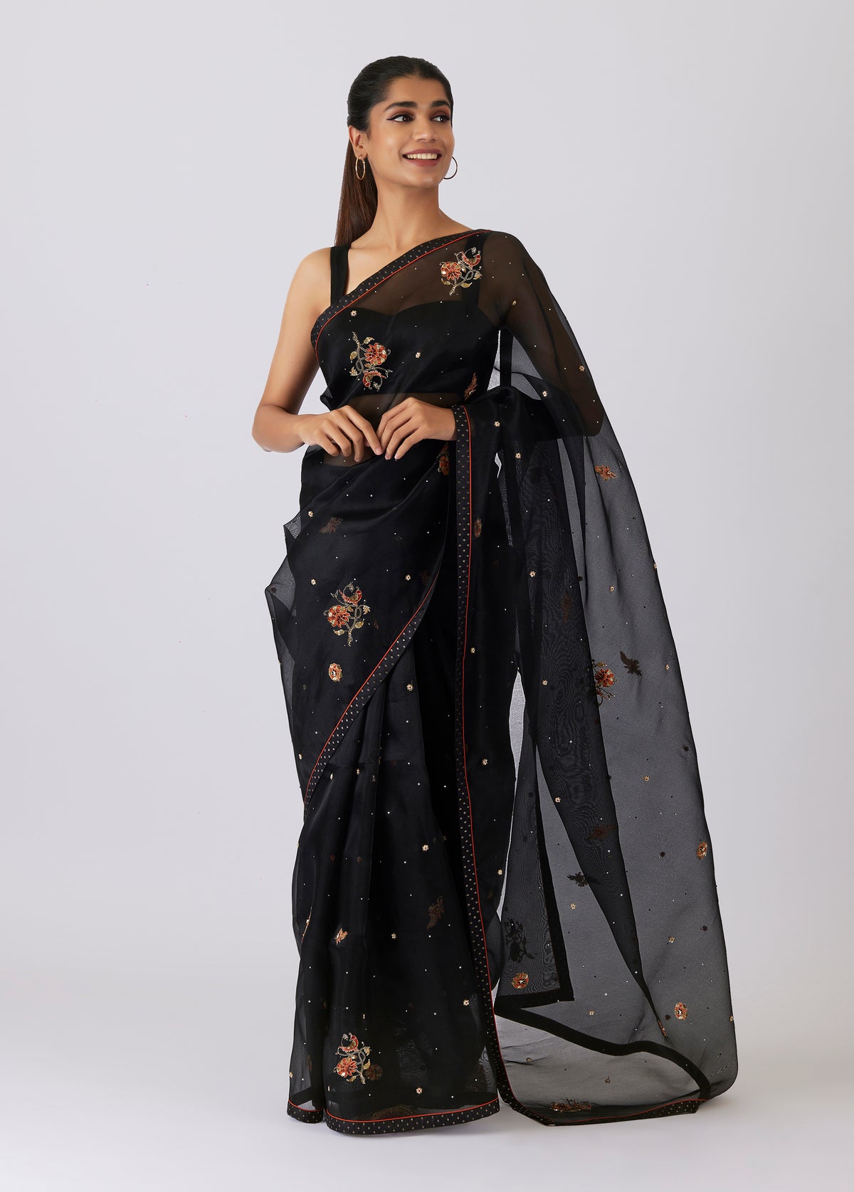 FIREFLIES UNDER THE NIGHT SKY SARI — Shimai Jayachandra